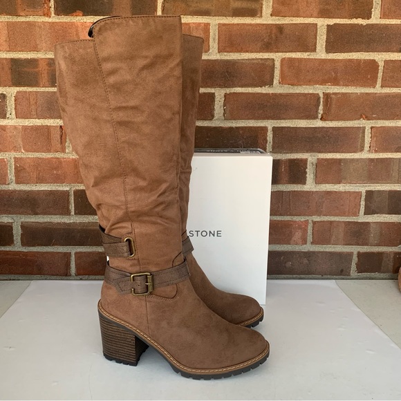 Sun + Stone | Shoes | Sun Stone Womens Viviaan Brown Kneehigh Boots ...